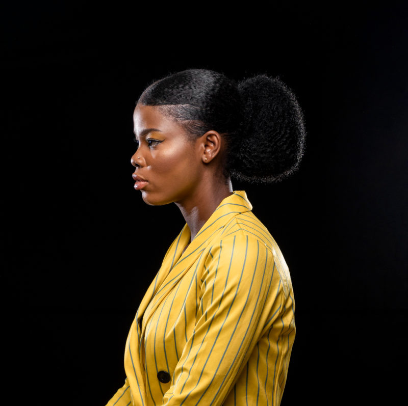 How to Slick Back Natural 4C Hair Without Gel - Simply Happy Hair