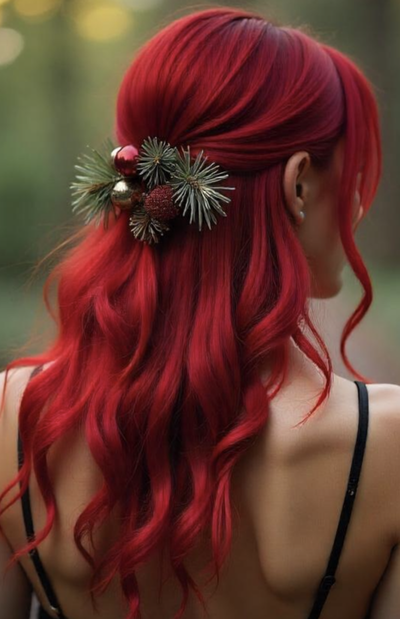 23 Beautiful Christmas Hair Color Ideas - Simply Happy Hair