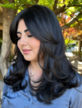 23 Perfect Haircuts for Round Faces - Simply Happy Hair