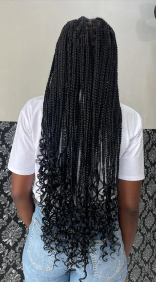 35 Gorgeous Knotless Box Braids that You'll Love - Simply Happy Hair