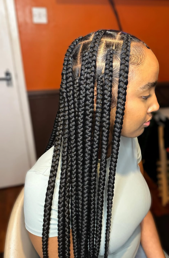 35 Gorgeous Knotless Box Braids that You'll Love - Simply Happy Hair