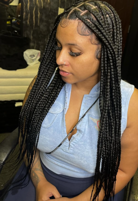 35 Gorgeous Knotless Box Braids that You'll Love - Simply Happy Hair