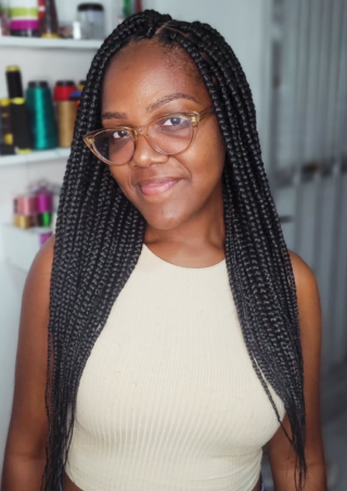 35 Gorgeous Knotless Box Braids that You'll Love - Simply Happy Hair