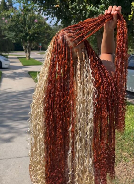 25 Beautiful Colored Box Braids Ideas That Will Turn Heads - Simply ...