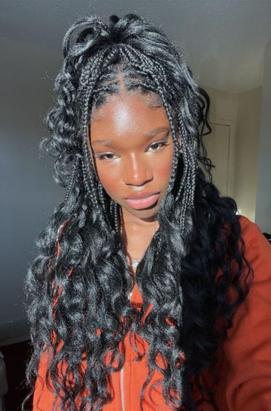 25 Super Gorgeous French Curl Braids You'll Adore! - Simply Happy Hair