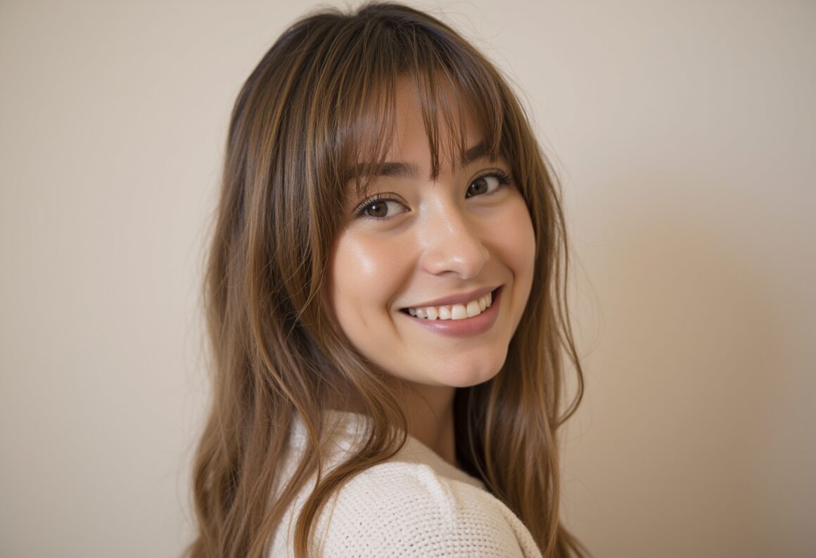 25 Super Wispy Bang Ideas That Flatter Every Face Shape - Simply Happy Hair